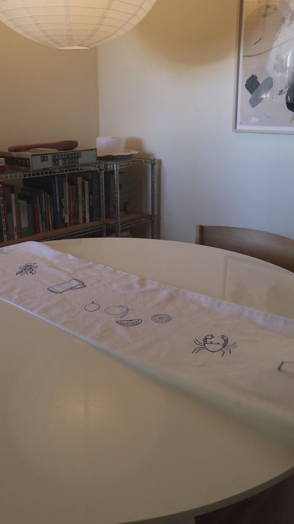 Mediterranean Sea Table Runner Pattern + Templates – Common Stitch.